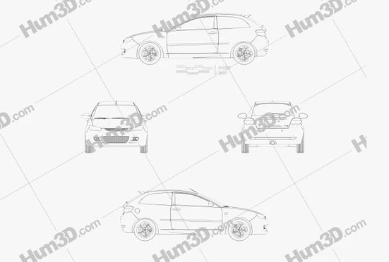 Proton blueprints Download in PNG - 3DModels.org