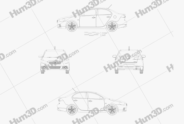 Proton Inspira 2015 Blueprint - 3DModels.org