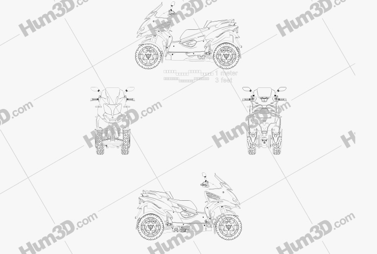Quadro 4 2022 도면 - 3DModels.org