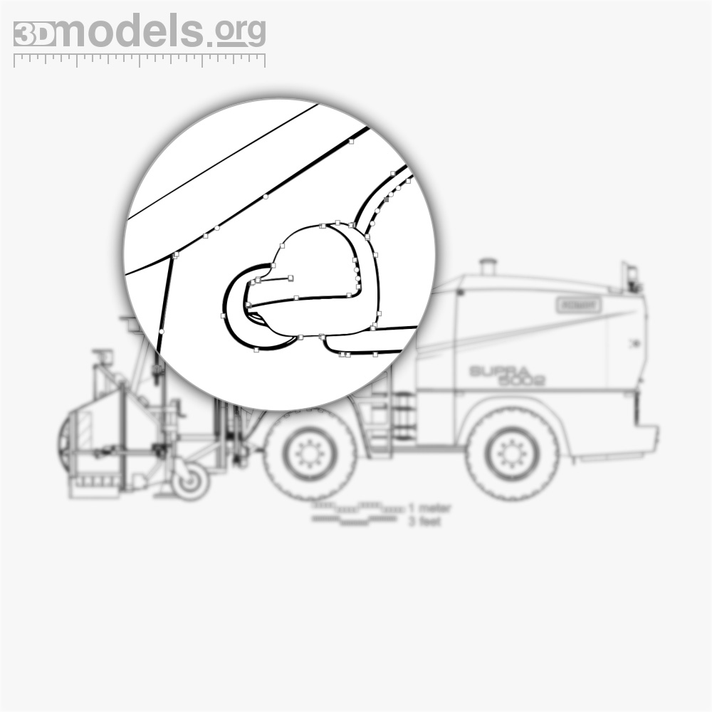 Schmidt Supra 5002 Fraise à Neige 2018 Plan Vectoriel - 3DModels.org
