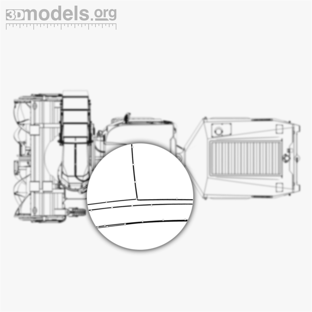 Schmidt Supra 5002 Fraise à Neige 2018 Plan Vectoriel - 3DModels.org