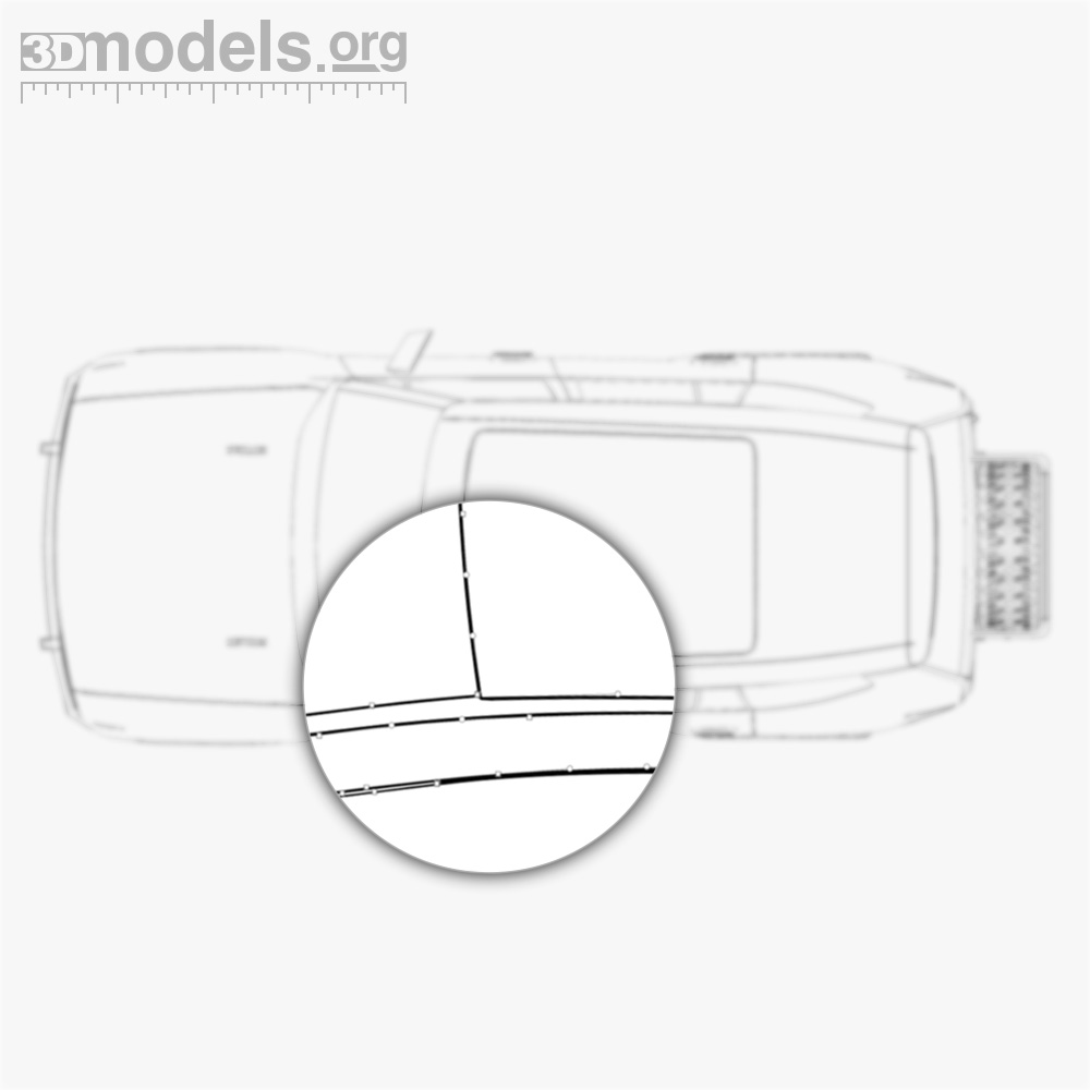 Scout Traveler prototype 2025 Vector Blueprint - 3DModels.org