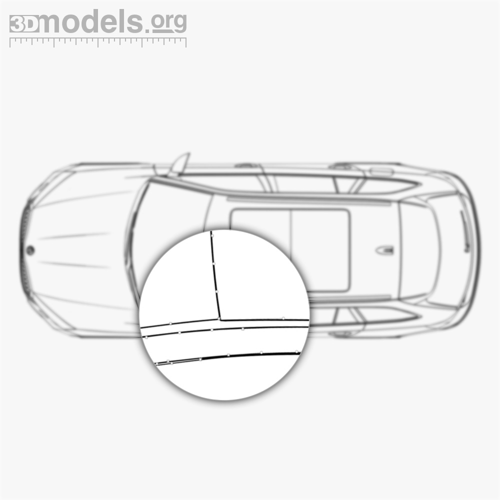 Skoda Octavia Scout 2023 Vector Blueprint - 3DModels.org