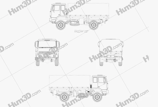 Military Vehicles Blueprints – Download Accurate High-Resolution ...