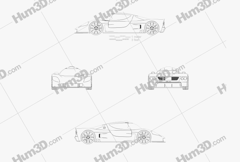 Superlite SLC 2016 Blueprint - 3DModels.org