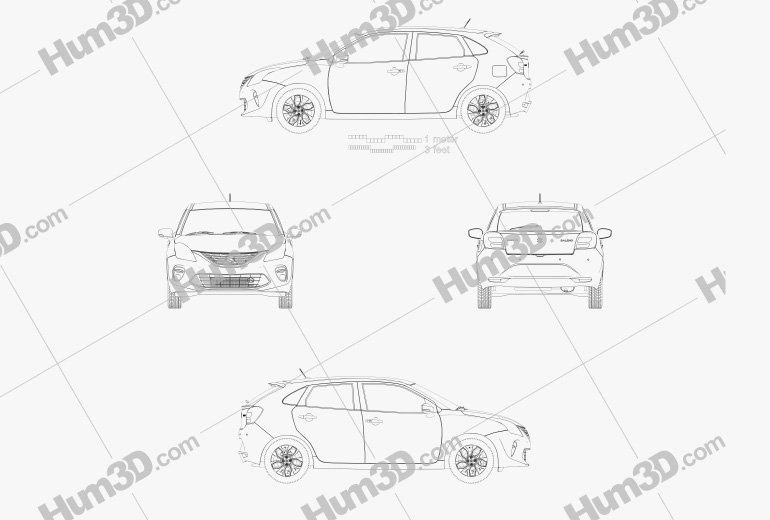How To Draw Baleno