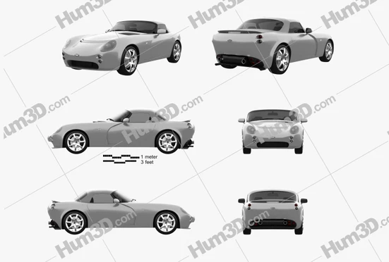 TVR blueprints Download in PNG - 3DModels.org