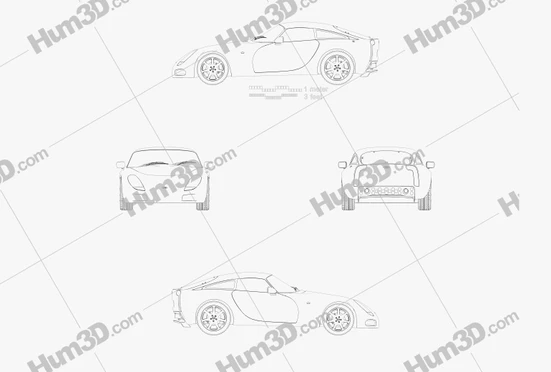 TVR blueprints Download in PNG - 3DModels.org