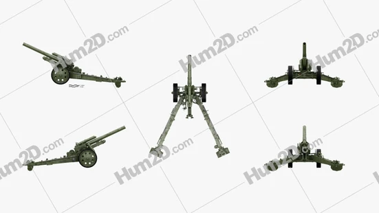Cannon blueprints Download in PNG - 3DModels.org
