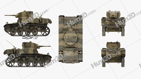 Tank blueprints Download in PNG - 3DModels.org
