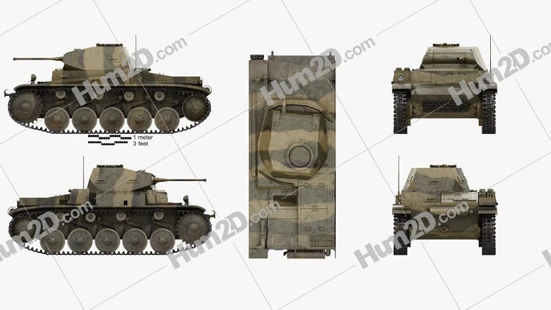 Tank blueprints Download in PNG - 3DModels.org