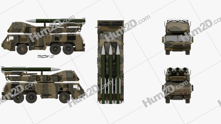 Raad air defence system Blueprint Template - 3DModels.org