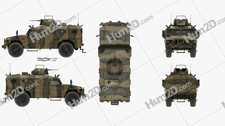 Renault Sherpa Light Scout Blueprint Template - 3DModels.org