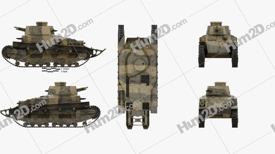 Tank blueprints Download in PNG - 3DModels.org