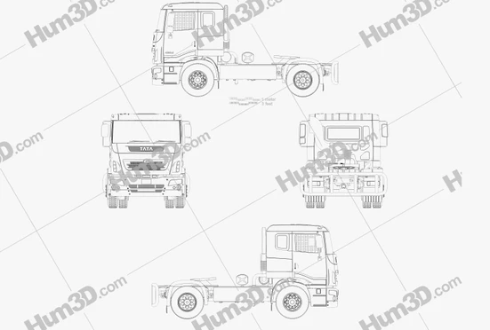 Truck Blueprints – Download Accurate High-Resolution Drawings ...