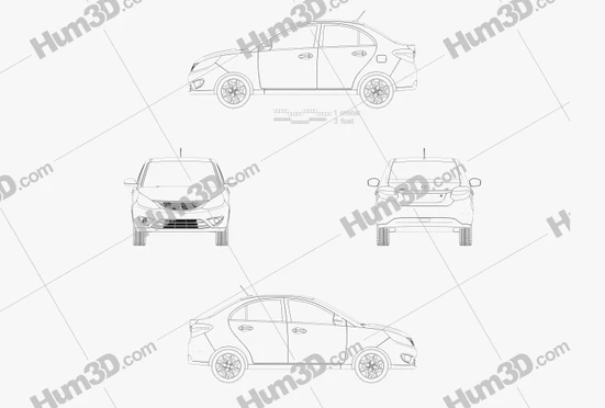 Tata blueprints Download in PNG - 3DModels.org