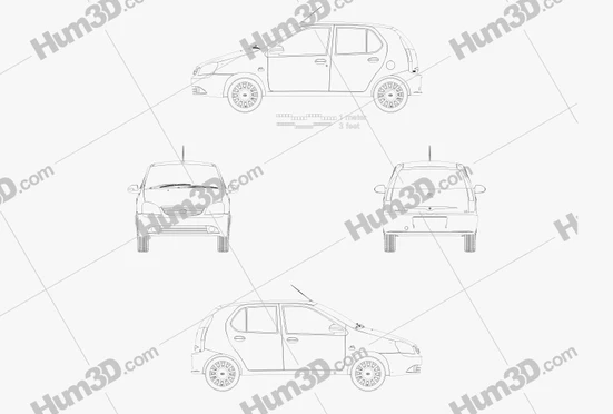 Tata blueprints Download in PNG - 3DModels.org