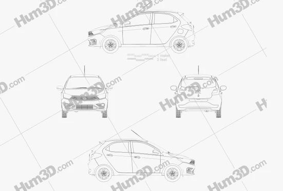 Tata blueprints Download in PNG - 3DModels.org