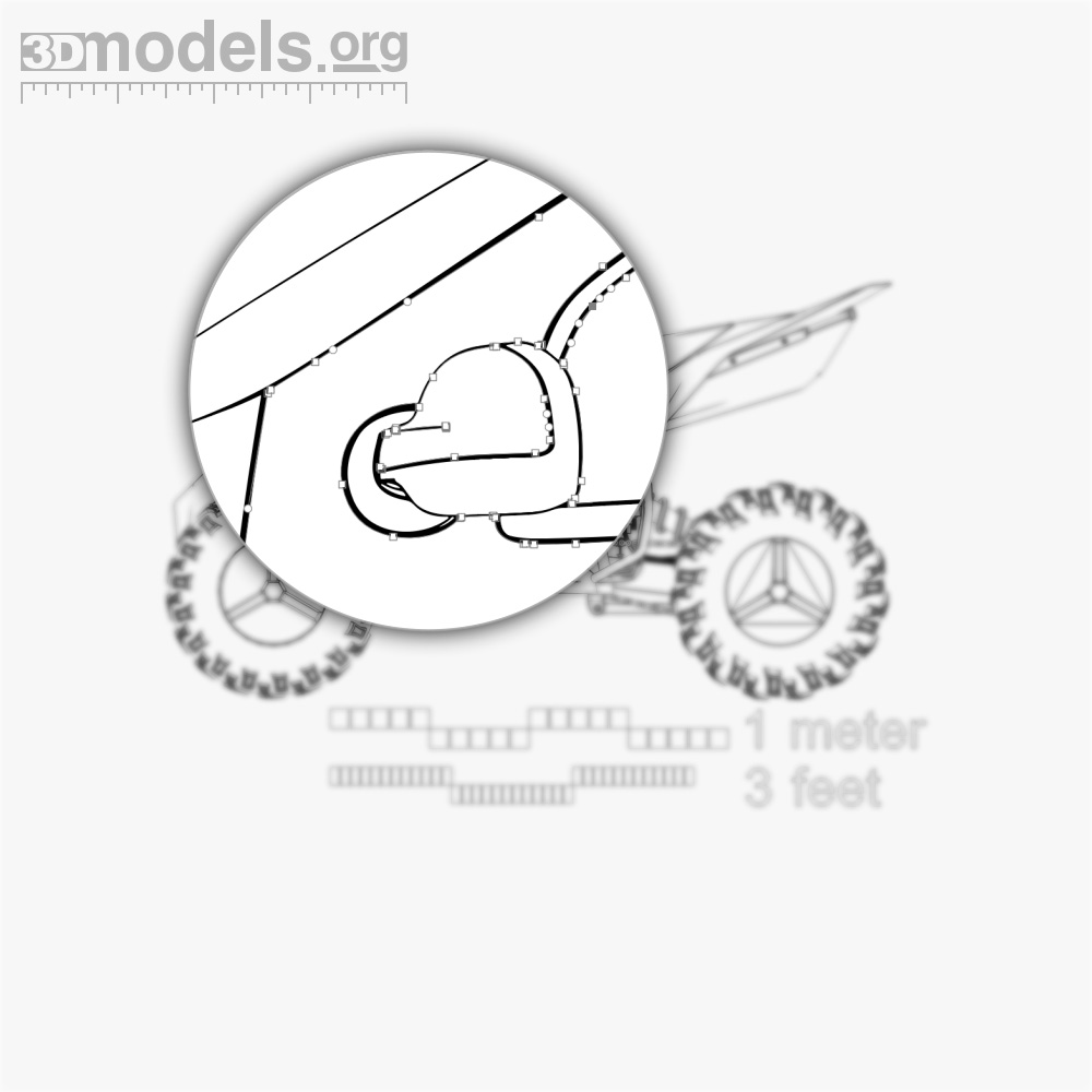 Tesla Cyberquad VTT 2019 Plan Vectoriel - 3DModels.org