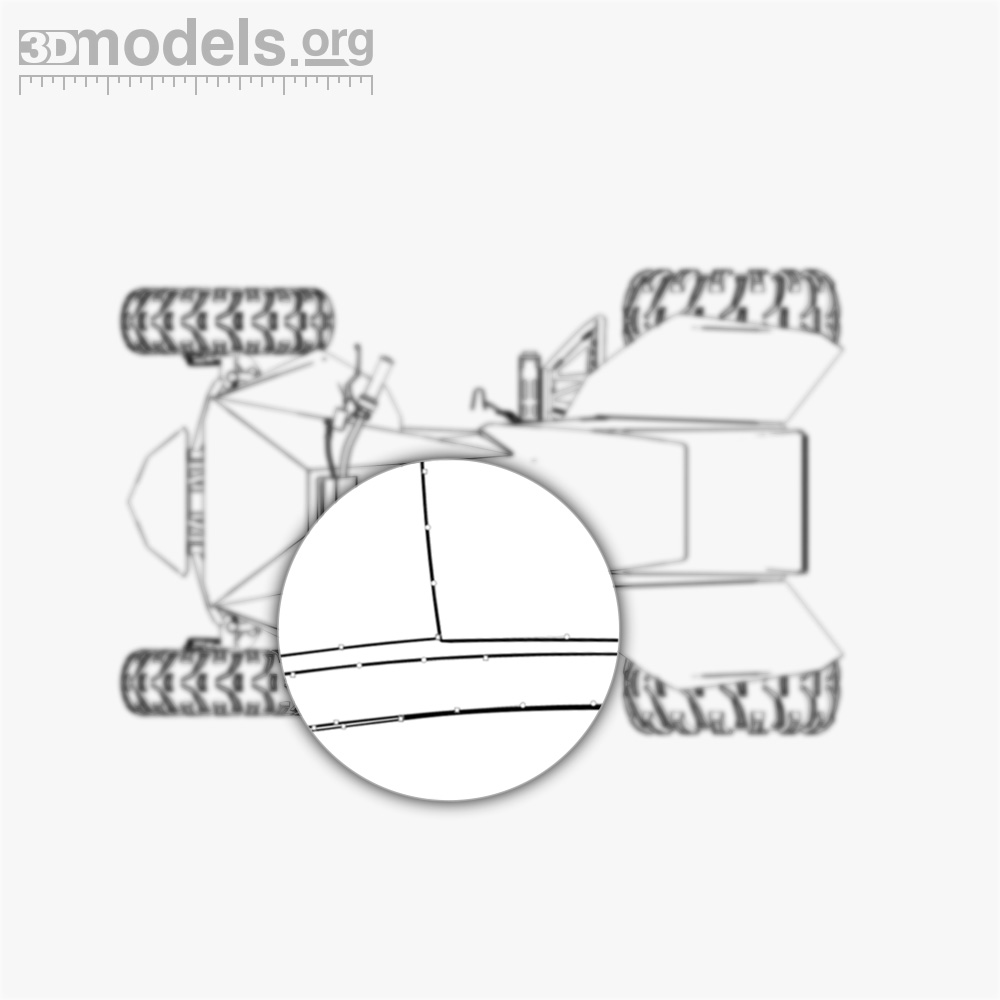 Tesla Cyberquad VTT 2019 Plan Vectoriel - 3DModels.org