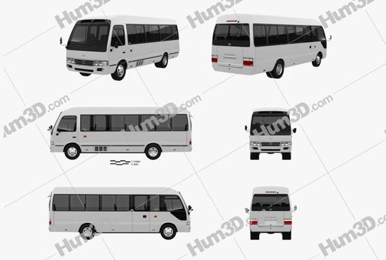 Bus Blueprints – Download Accurate High-Resolution Drawings - 3DModels.org