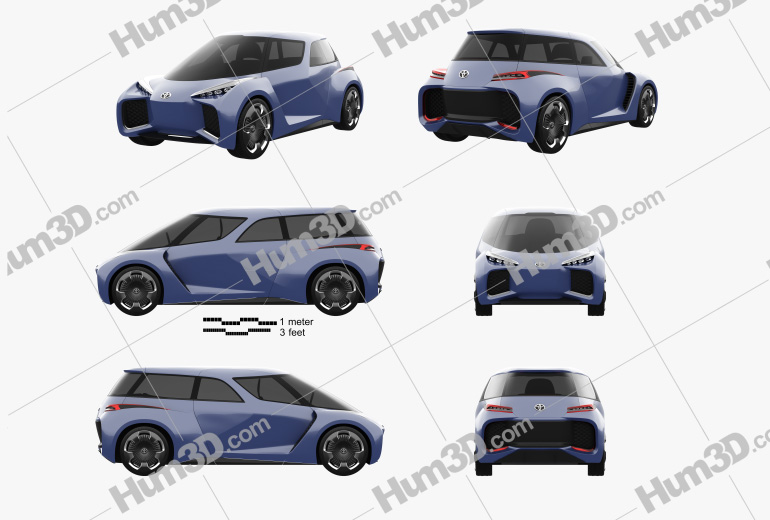 Toyota Rhombus 2022 Blueprint Template - 3DModels.org