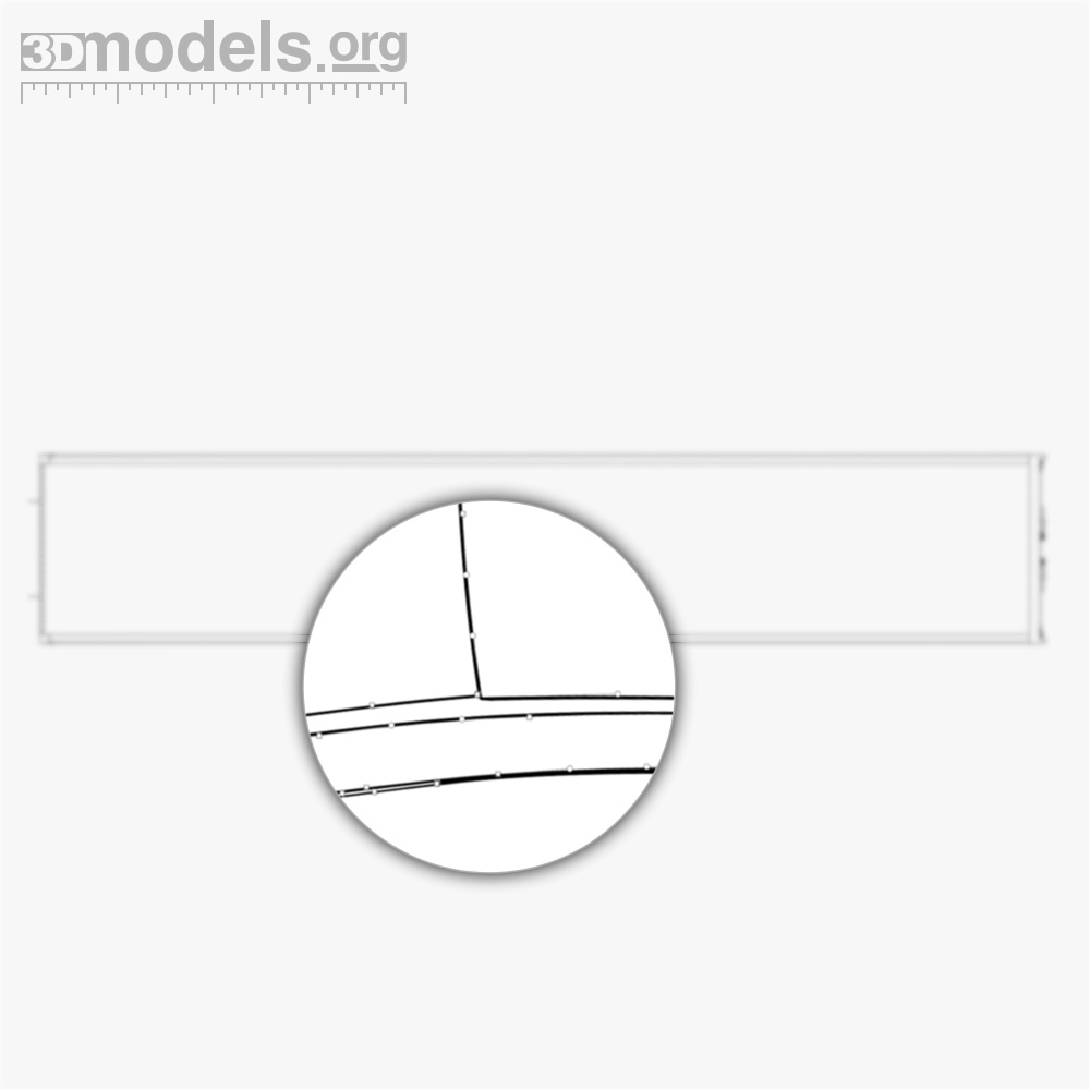 Don-Bur Two-Tier Lifting Deck Semi Trailer 2020 Vector Blueprint ...