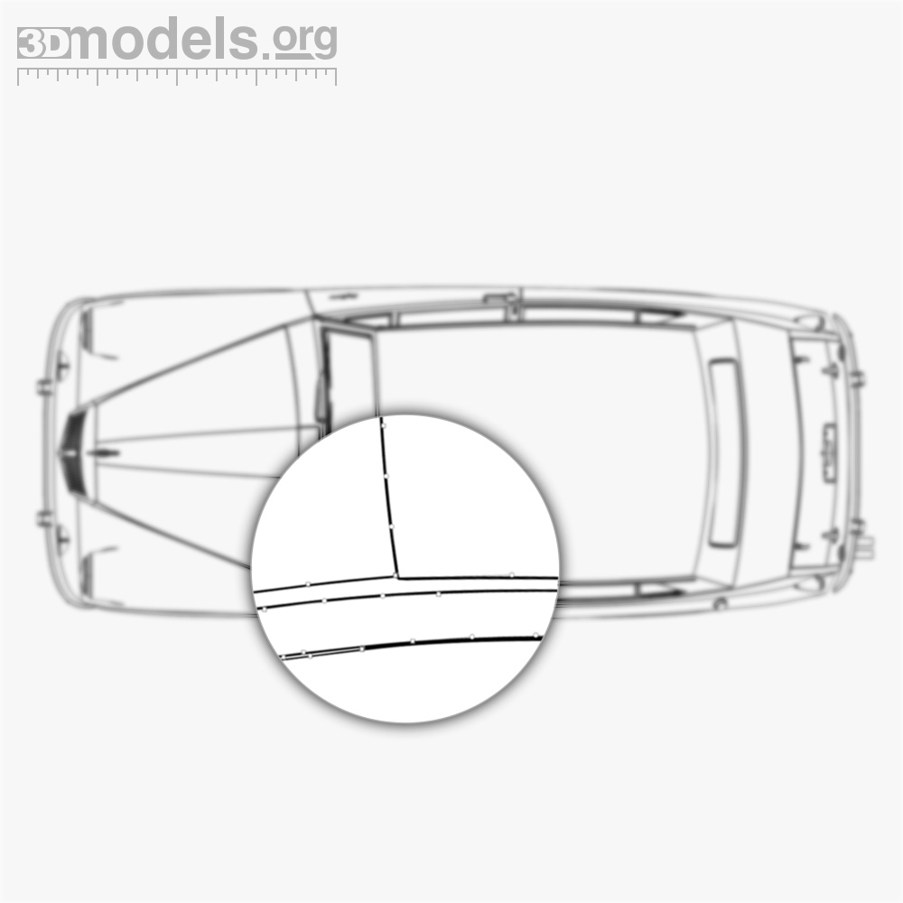 Triumph Mayflower 1949 Vector Blueprint - 3DModels.org