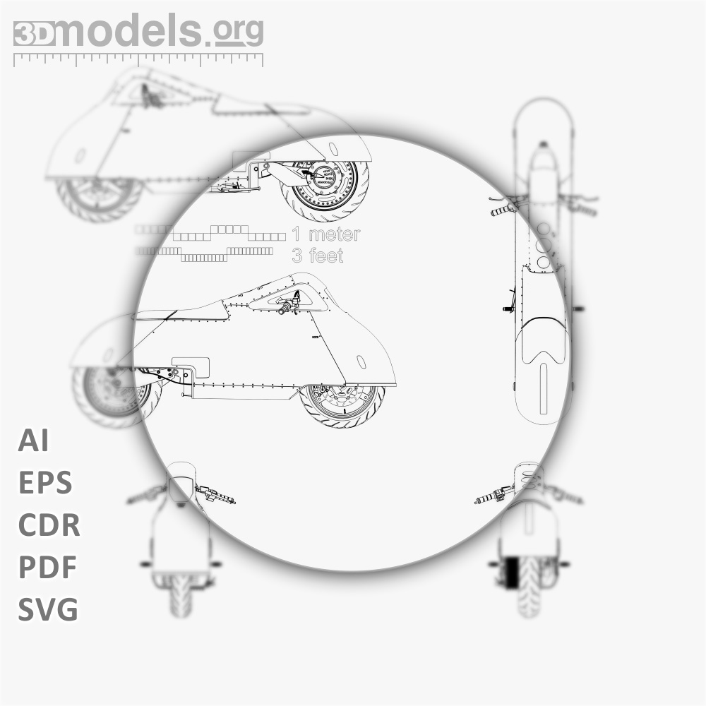 Vectrix VX-1 Hope 2017 Vector Blueprint - 3DModels.org