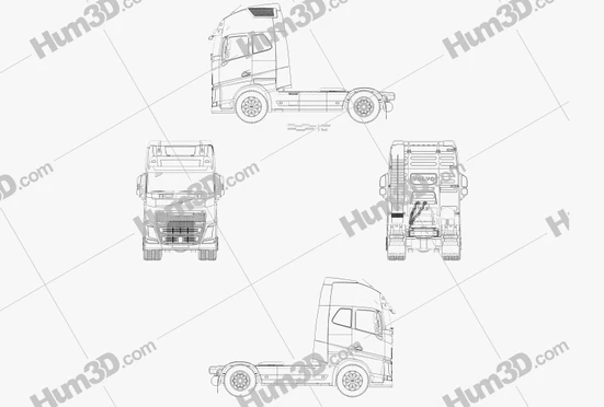 Truck Blueprints – Download Accurate High-Resolution Drawings ...