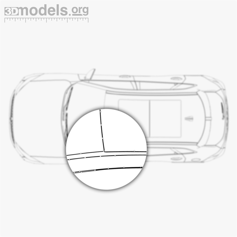 WEY Macchiato 2024 Vector Blueprint - 3DModels.org