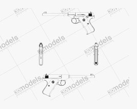 Sten Mark II Blueprint - 3DModels.org