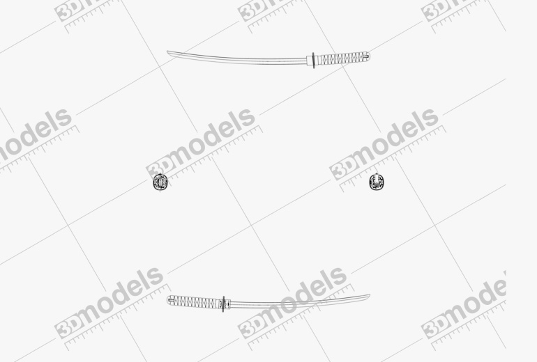 Katana Blueprint - 3DModels.org