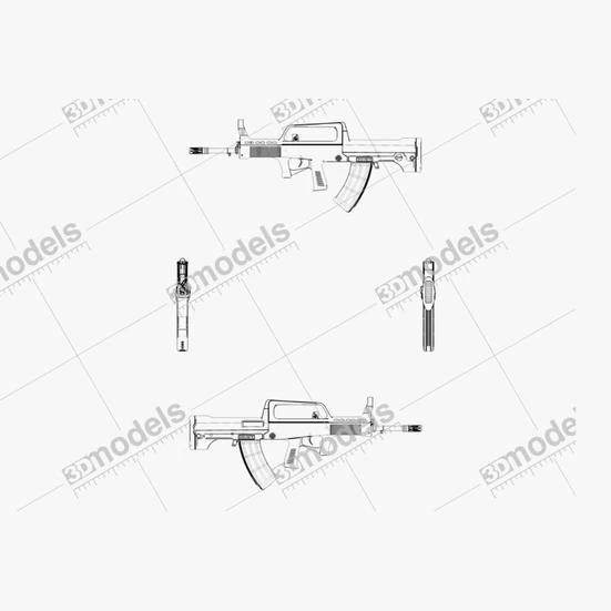 Weapons Blueprints – Download Accurate High-Resolution Drawings ...
