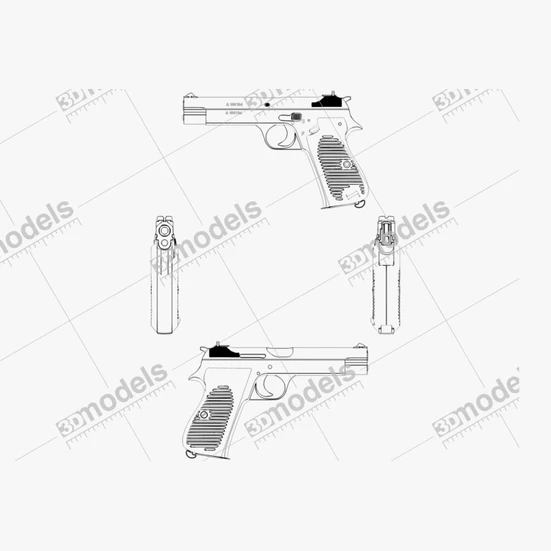 Weapons Blueprints – Download Accurate High-Resolution Drawings ...