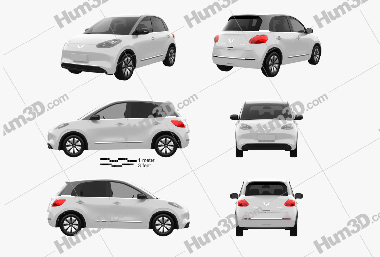 Wuling Bingo 2023 Blueprint Template - 3DModels.org