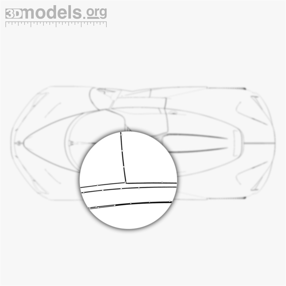 Zenvo Aurora Tur 2025 Vector Blueprint - 3DModels.org