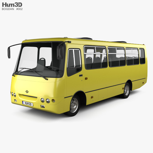 Ukrainian buses 3D Models Download - 3DModels.org