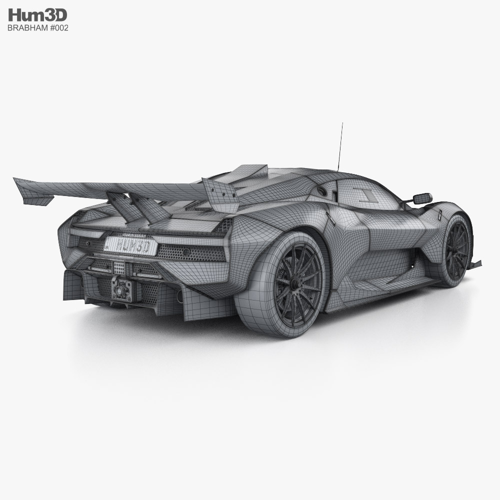 Brabham BT63 GT2 2025 3Dモデル - ダウンロード Sports car on 3DModels.org