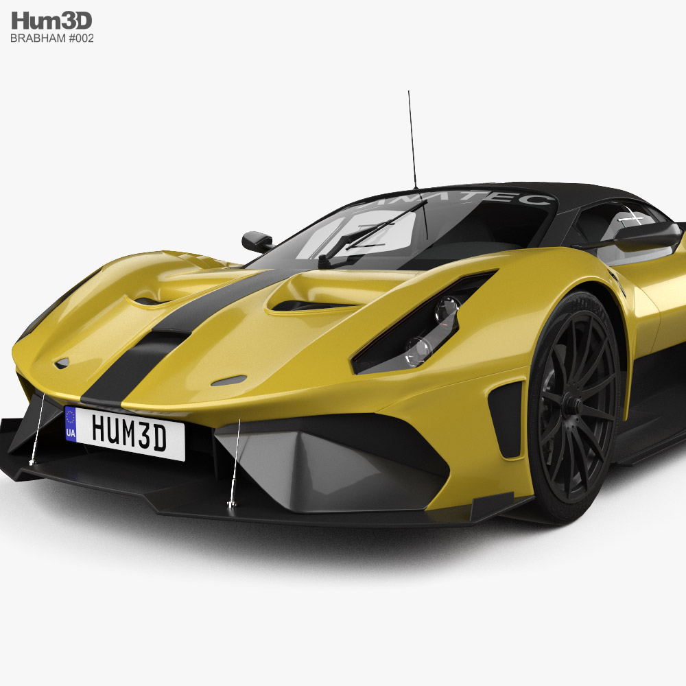 Brabham BT63 GT2 2025 3Dモデル - ダウンロード Sports car on 3DModels.org