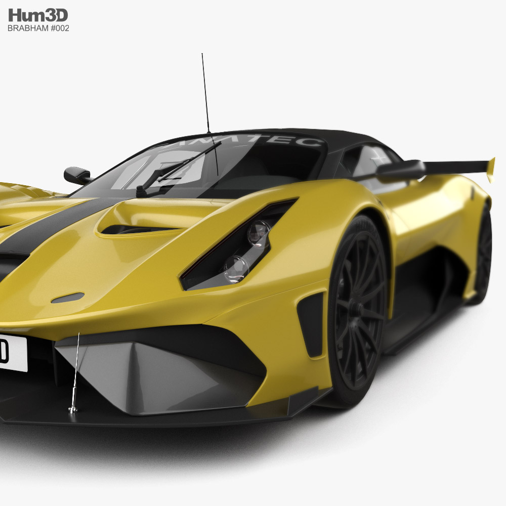 Brabham BT63 GT2 2025 3Dモデル - ダウンロード Sports car on 3DModels.org