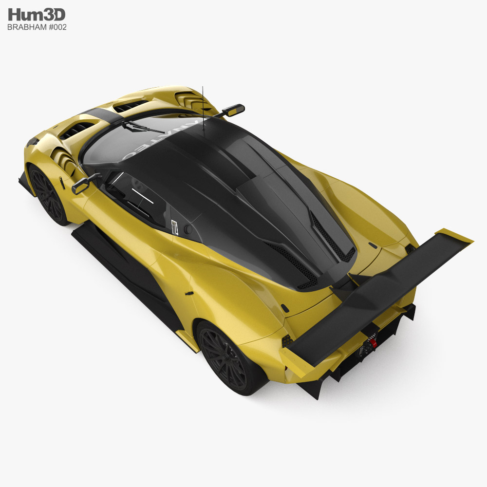 Brabham BT63 GT2 2025 3D 모델 - 다운로드 Sports car on 3DModels.org