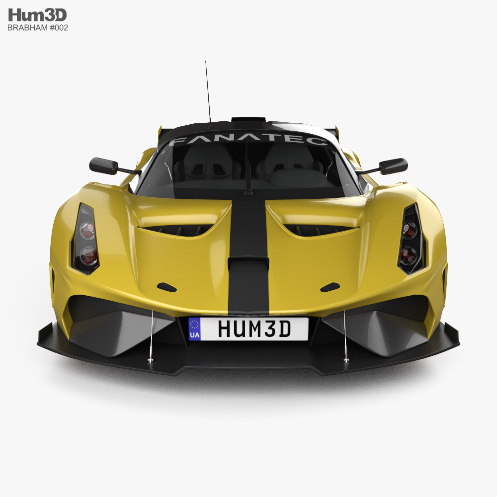 Brabham BT63 GT2 2025 3D 모델 - 다운로드 Sports car on 3DModels.org