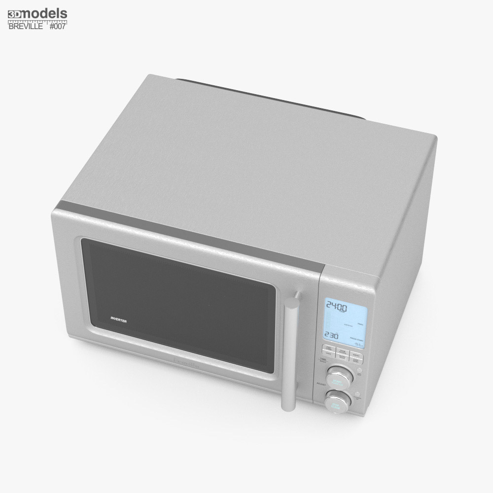 Breville Combi Wave Microwave 3D model - Download Home Appliances on ...