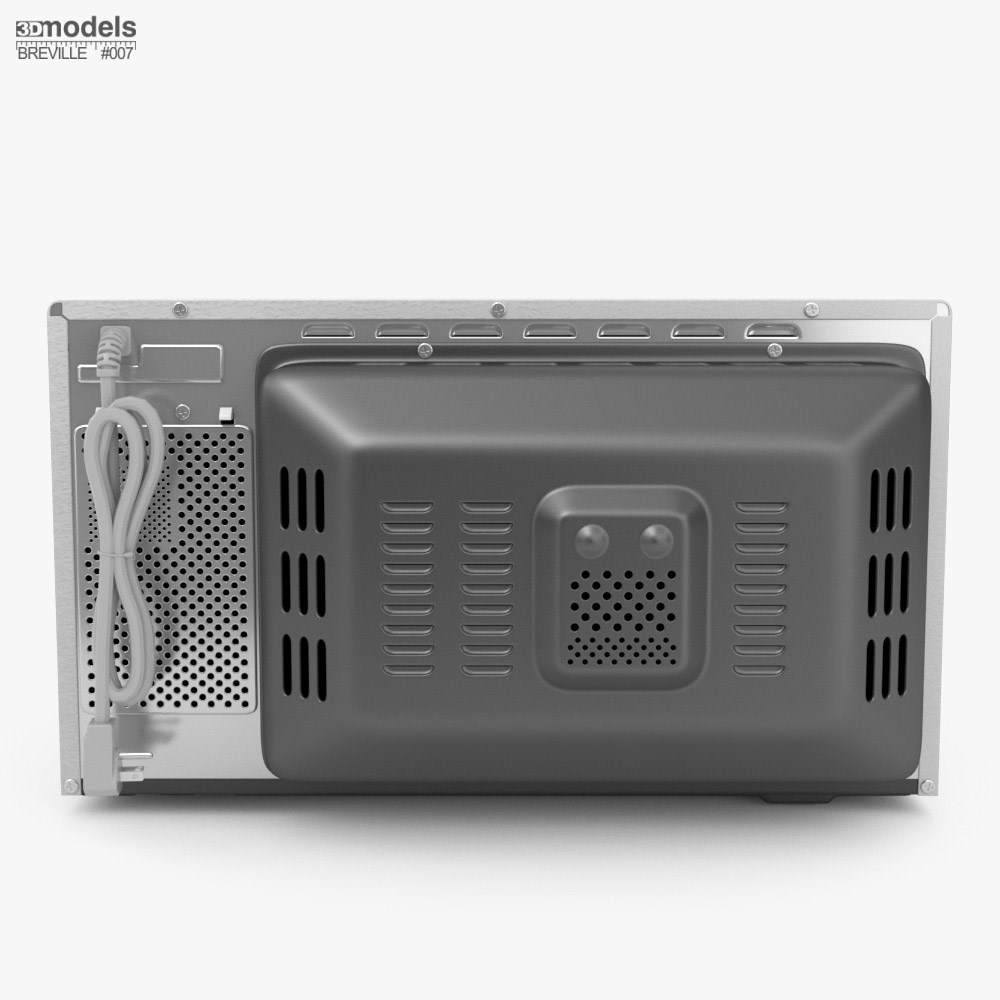 Breville Combi Wave Microwave 3D model - Download Home Appliances on ...