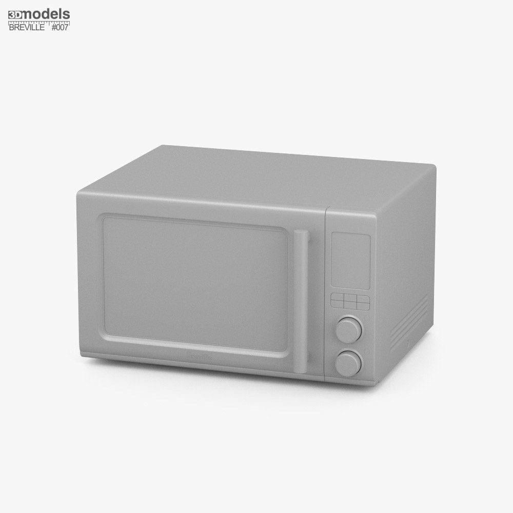 Breville Combi Wave Microwave 3D model - Download Home Appliances on ...