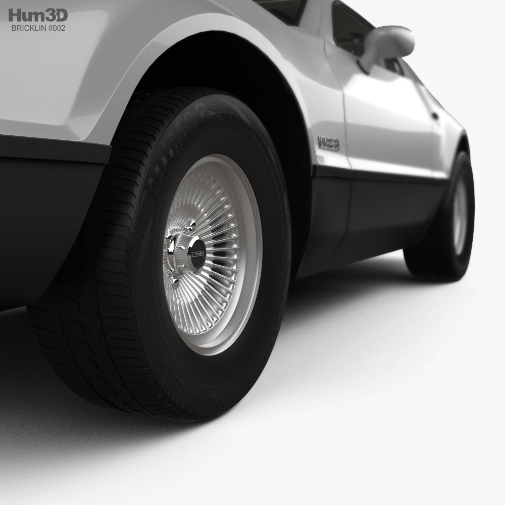 Bricklin SV 1 with HQ interior 1977 3D model - Download Hatchback on ...