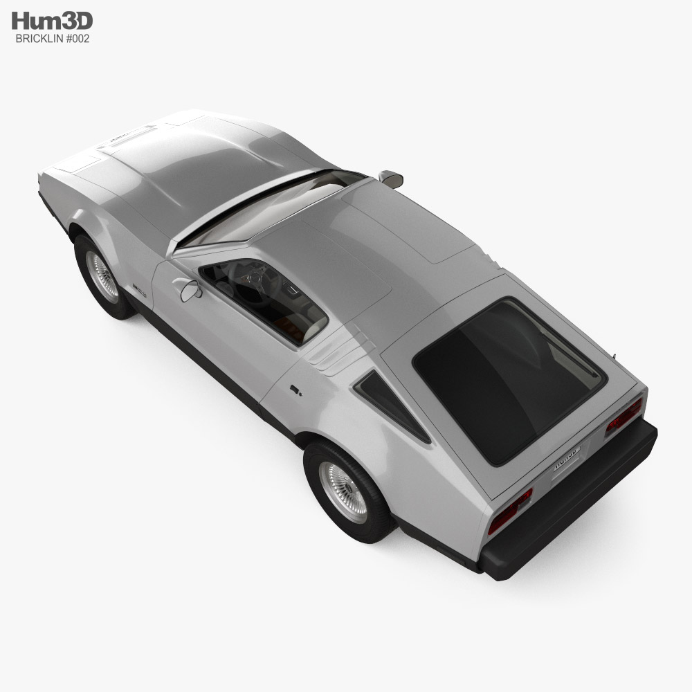 Bricklin SV 1 with HQ interior 1977 3D model - Download Hatchback on ...