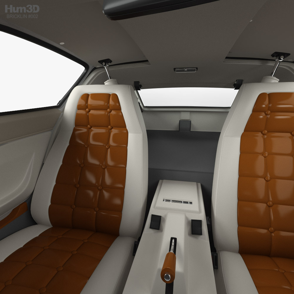 Bricklin SV 1 with HQ interior 1977 3D model - Download Hatchback on ...