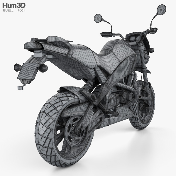 Buell Ulysses XB12X Sport Bike 2009 3D model - Download Motorcycle on ...